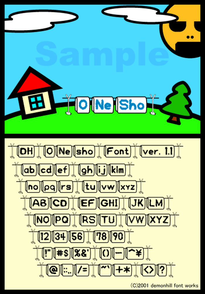 O-Ne-Sho Font | FOD | FontSpace