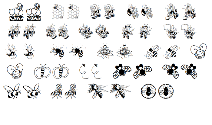 Bees Font | Lady Sara | FontSpace