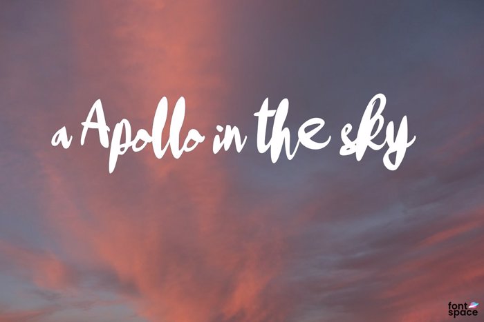 A Apollo in the sky Font | wepfont | FontSpace