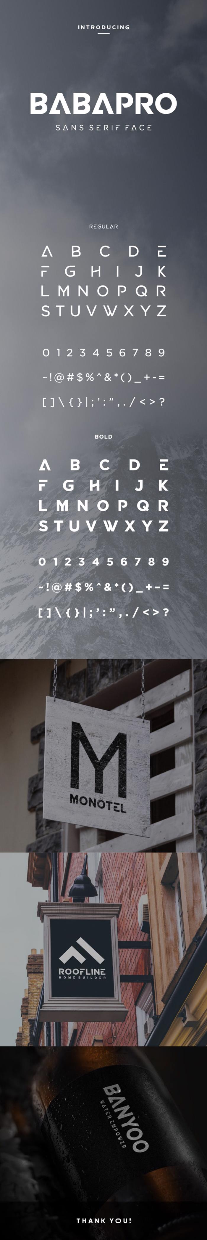 Baba Pro Font | CreativeKiller | FontSpace