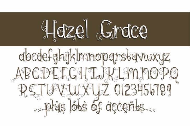 Hazel Grace Font Designed By Brittney Murphy Design
