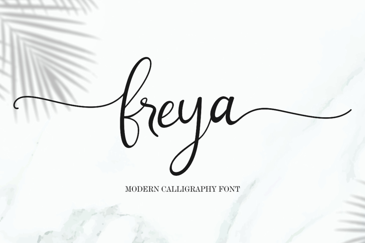 Freya Font | Designed by Girinesia
