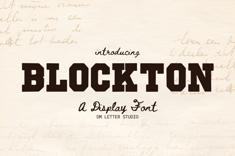 Blockton Font - Free Download