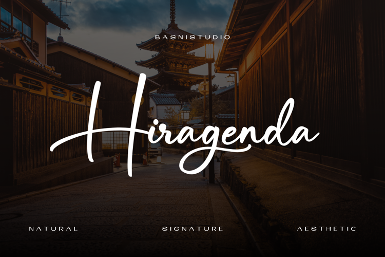 Hiragenda Font - Free Download