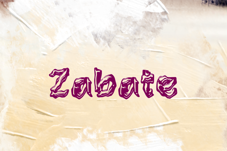 Z Zabate Font | wepfont | FontSpace
