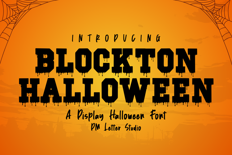 Blockton Halloween Font - Free Download