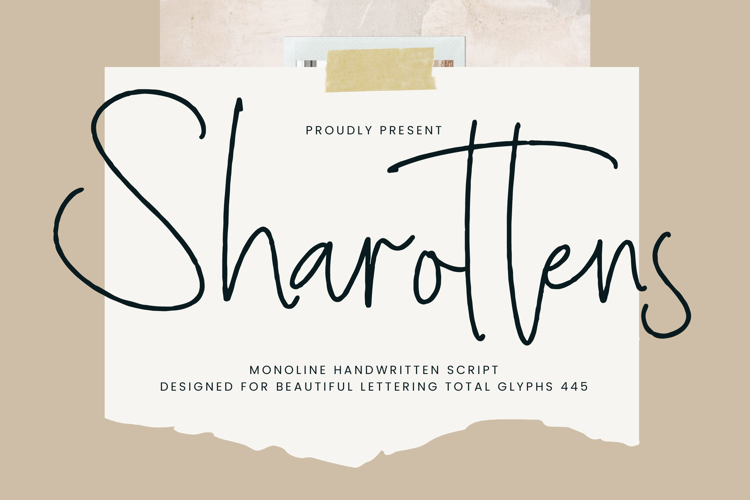 Sharottens Font - Free Download