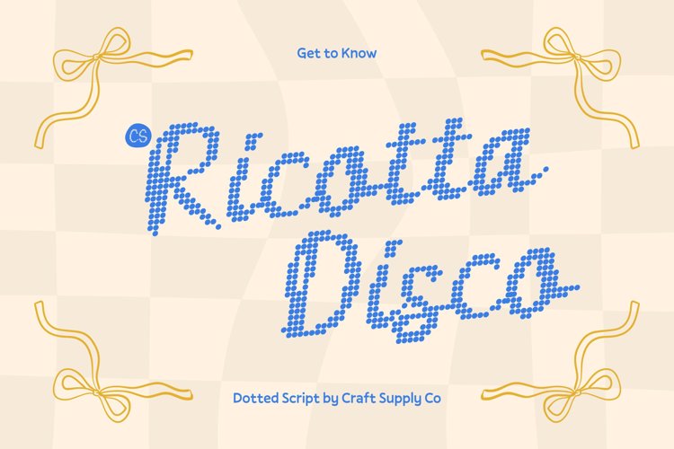 CS Ricotta Disco Font - Free Download