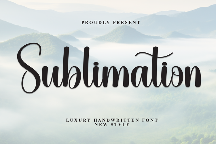 Sublimation Font - Free Download