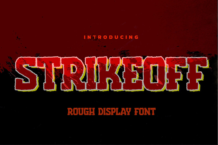 Strikeoff Font - Free Download