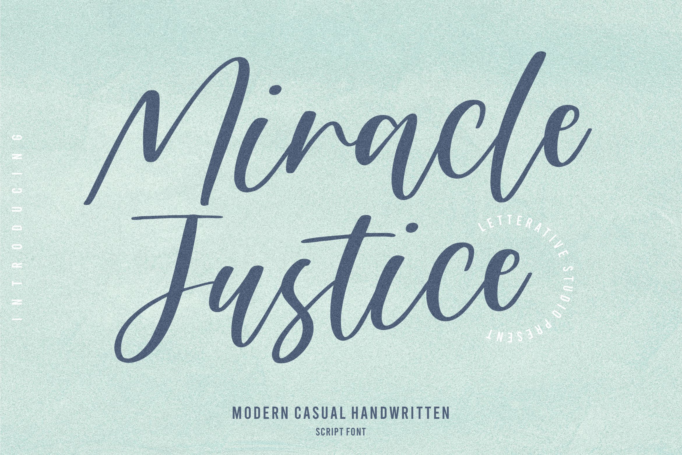 The Word Justice In Cursive