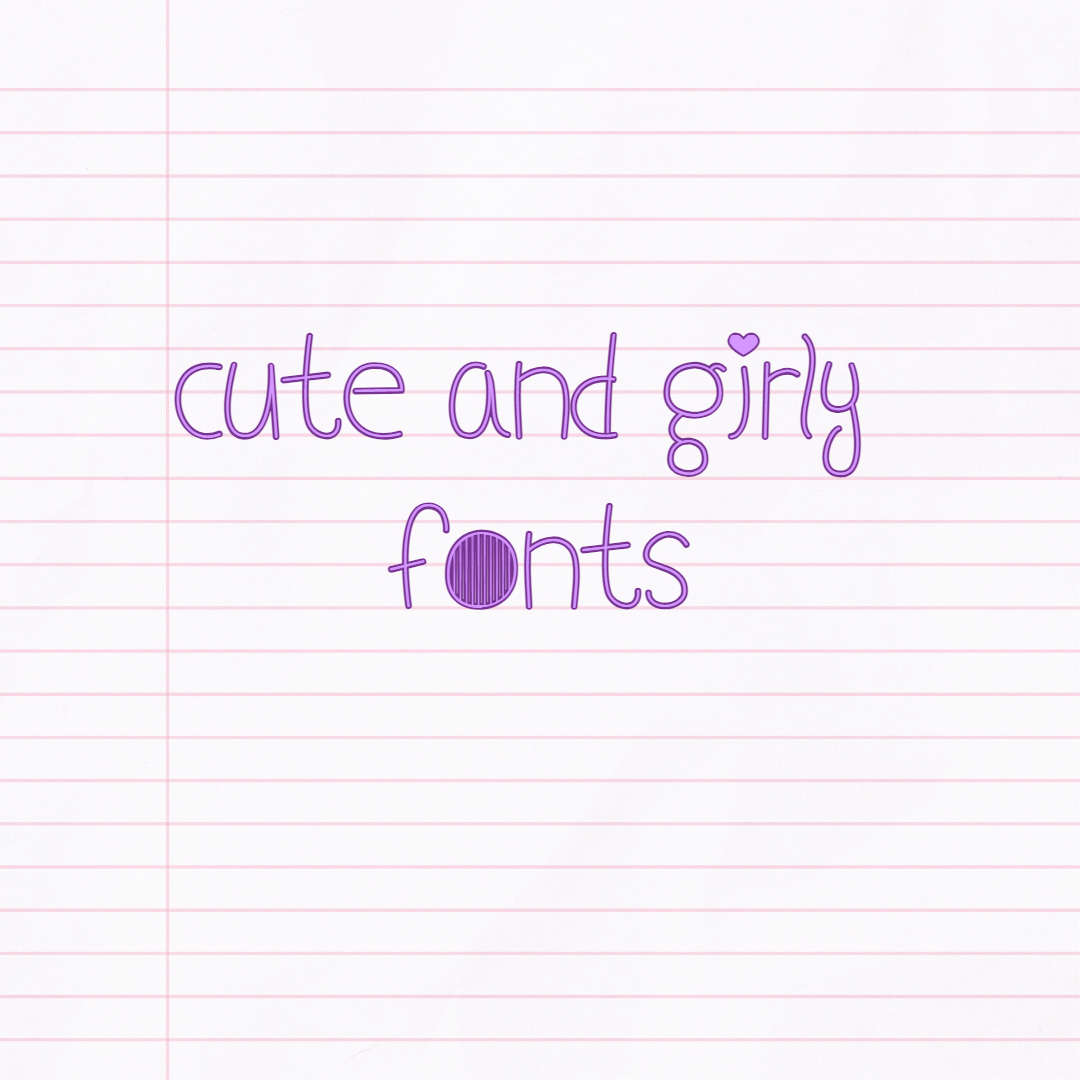 Cute and Girly Fonts | Collection | FontSpace