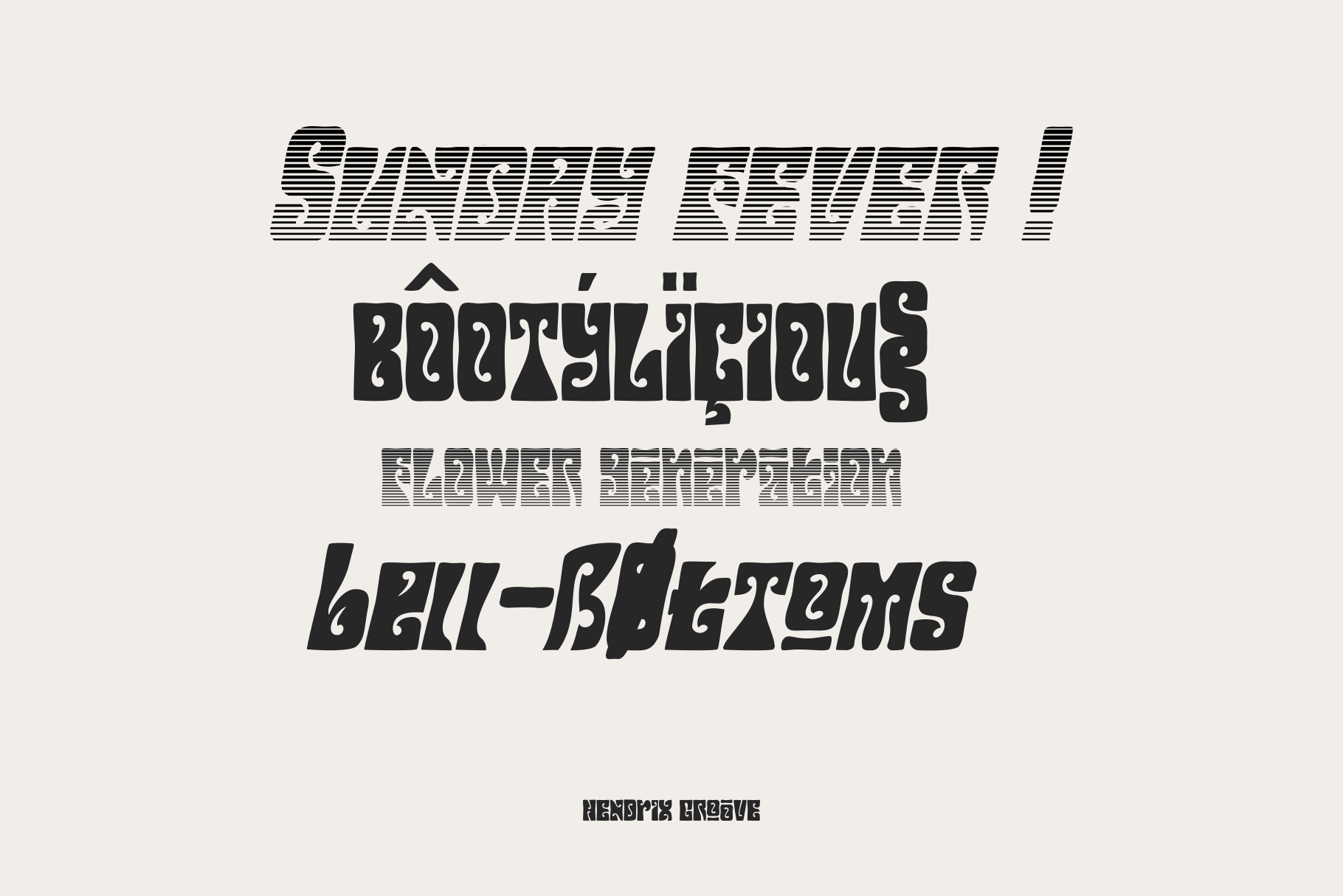 Hendrix Groove Font | NamiStudio | FontSpace