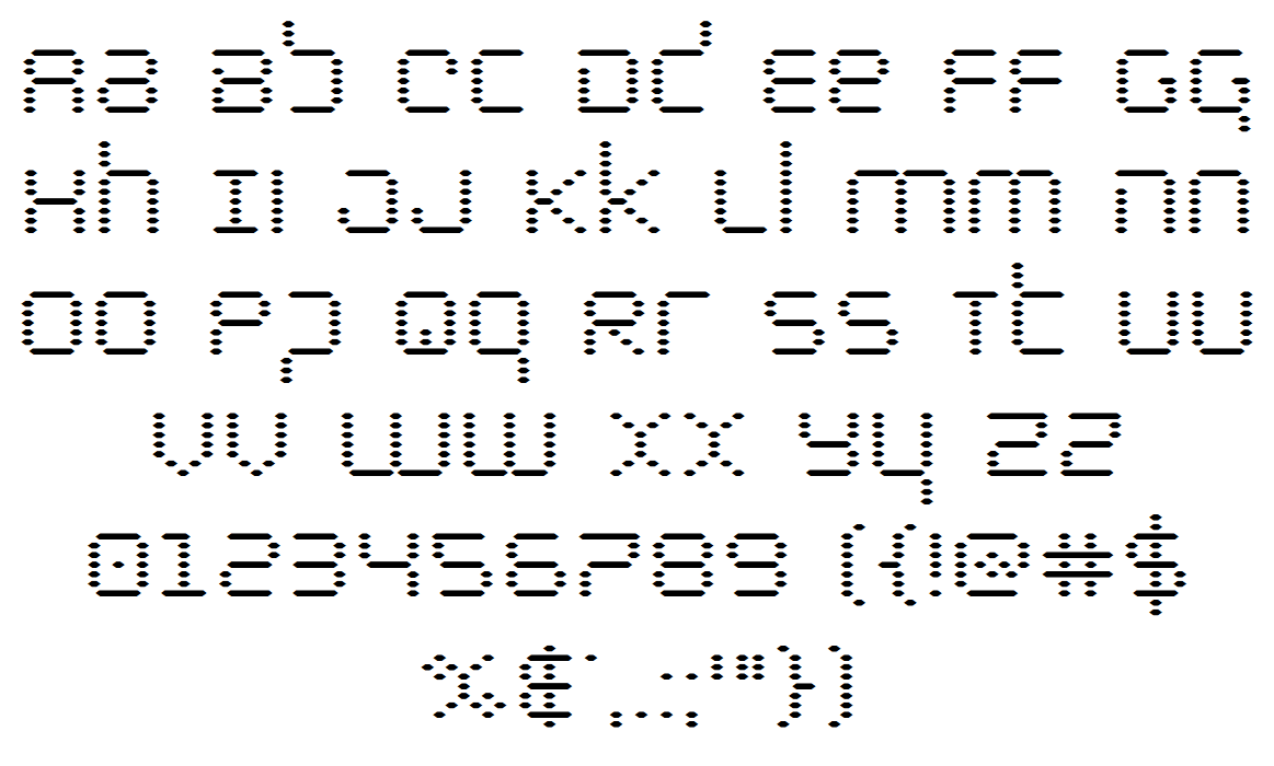 Byte Police Font | Iconian Fonts | FontSpace