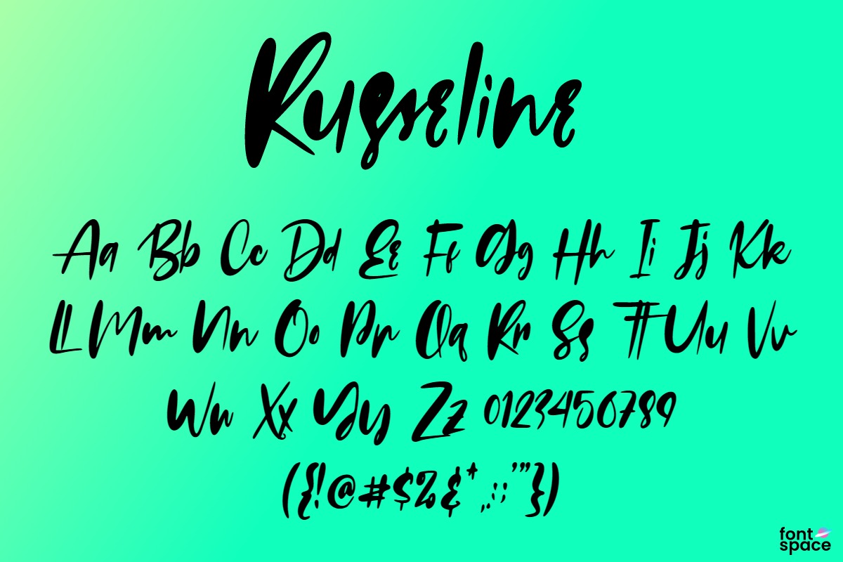 Russeline Font by StringLabs
