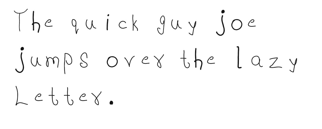 Joe Letter Font | Ngineerbabu | FontSpace