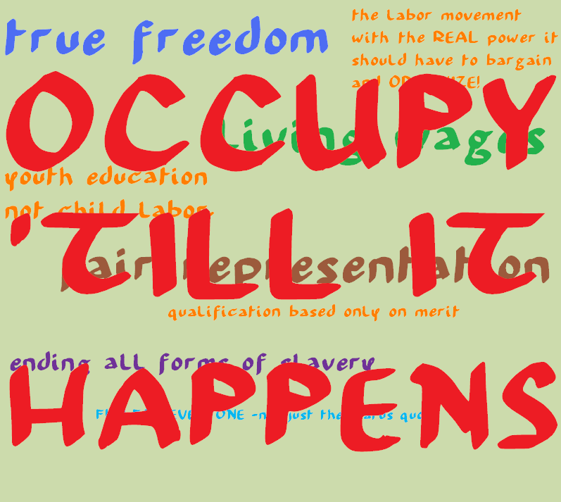 99 % OCCUPY Font | SWMCA Brands & Holding LLC. | FontSpace