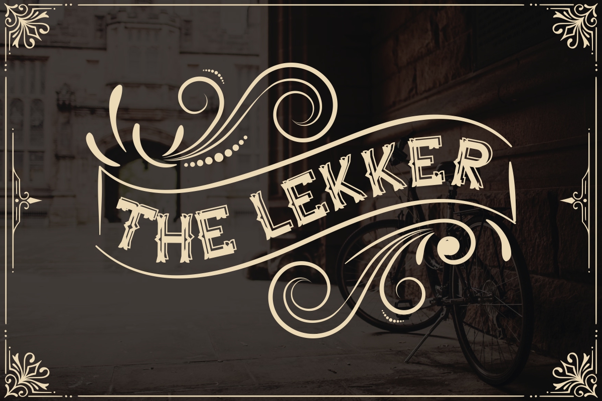 The Lekker Font | Edric Studio | FontSpace