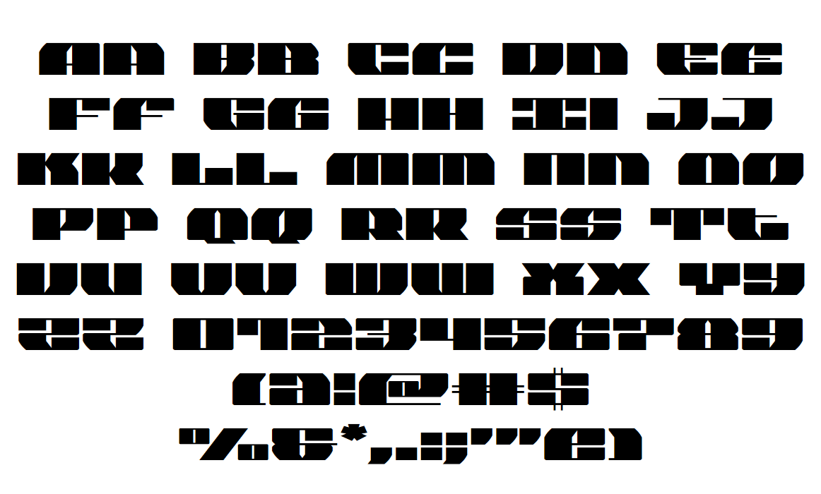 Shark Letter Fonts