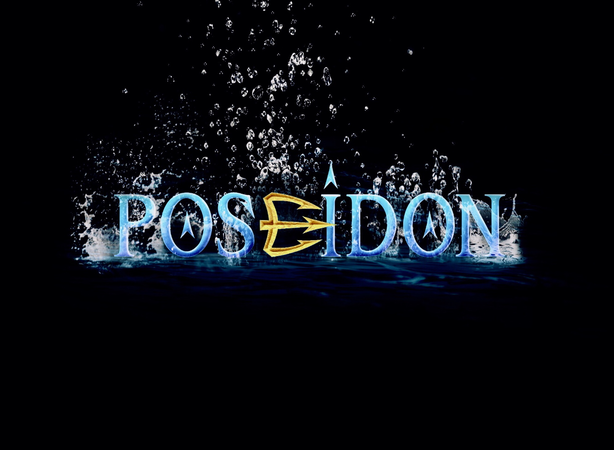 Poseidon Font | Designed by JoannaVu
