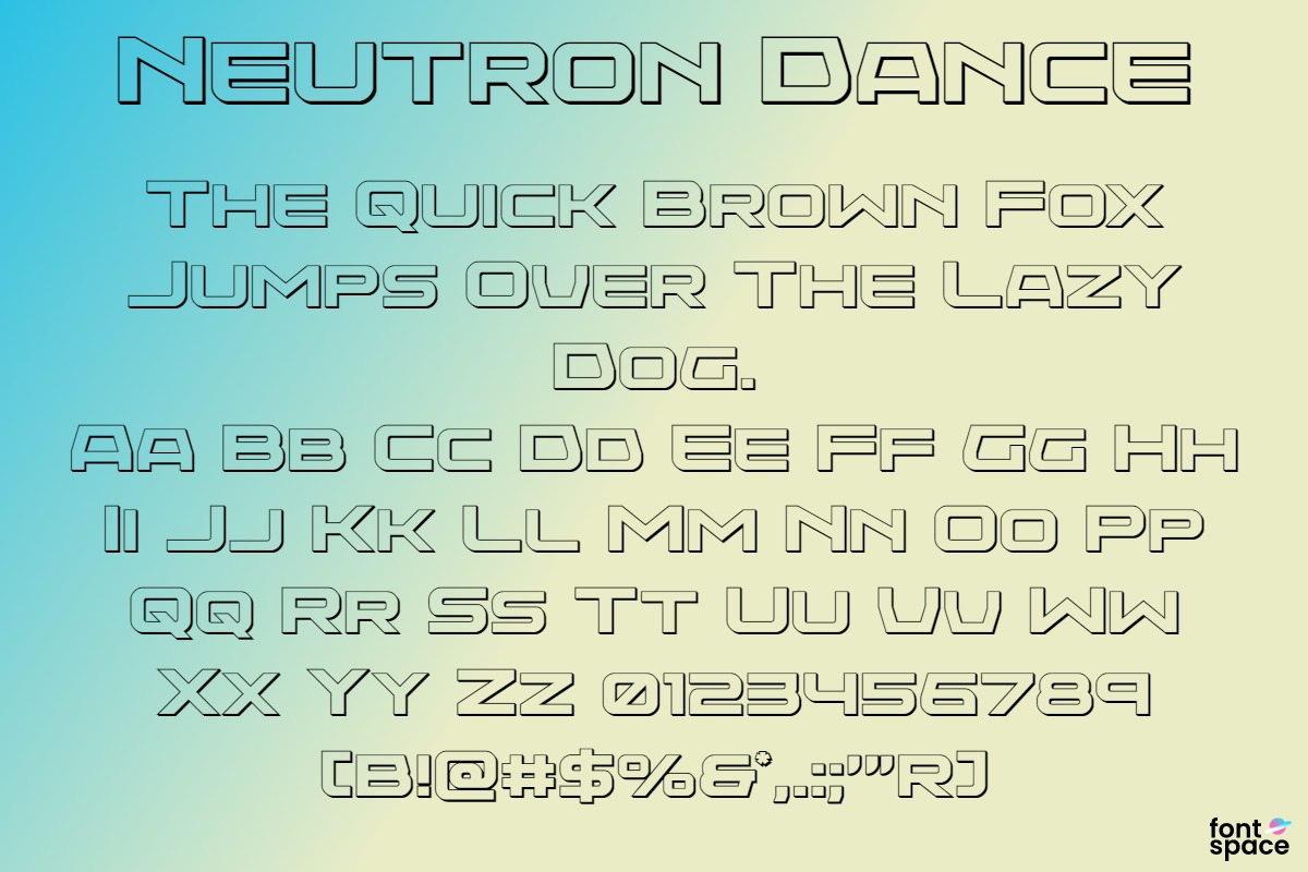 Neutron Dance Font | Iconian Fonts | FontSpace