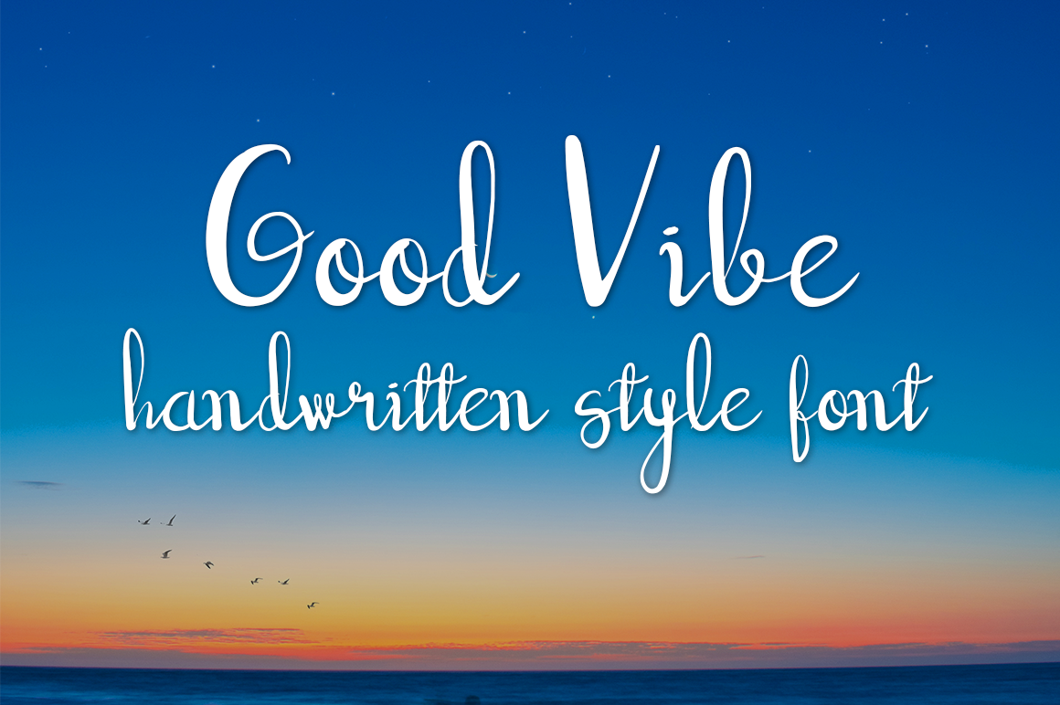 Good vibe Font by wonoayu79