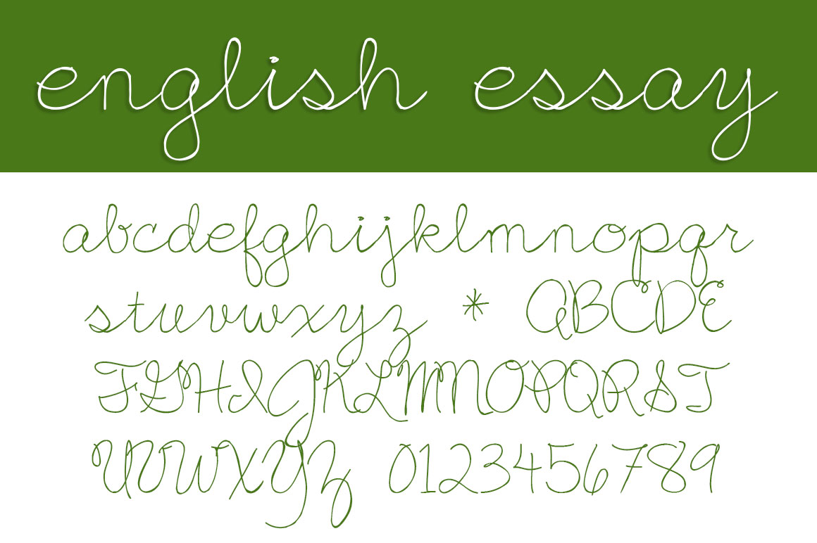English Essay Font Designed By Brittney Murphy Design English Essay Font Designed By Brittney Murphy Design