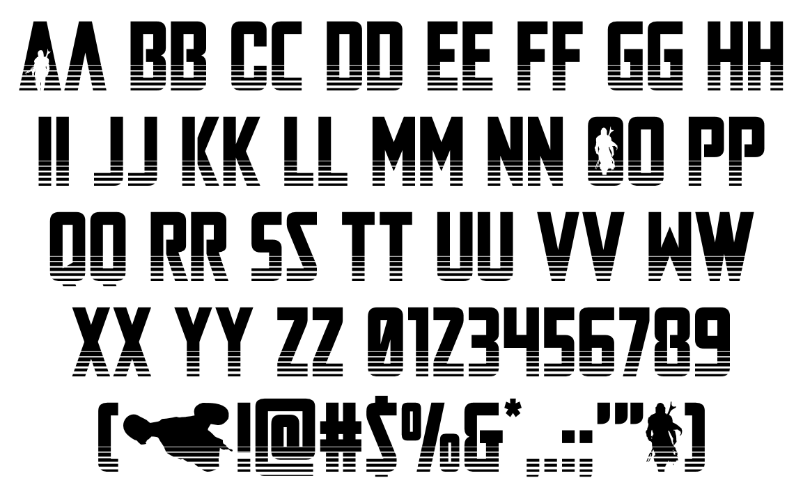 Mandalore Font Family (28 styles) by Iconian Fonts | FontSpace