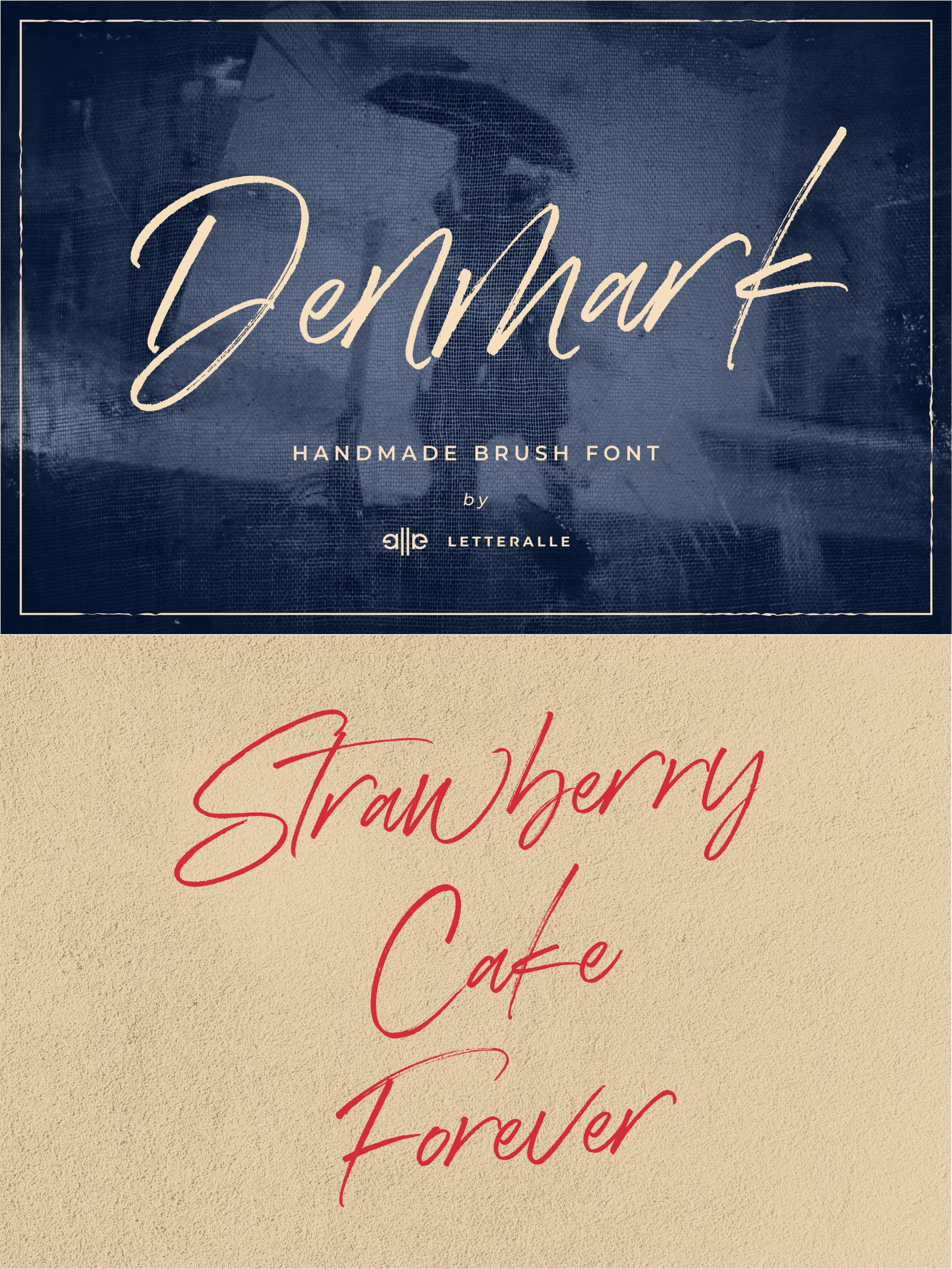 Denmark Font | Designed by Letteralle Studio