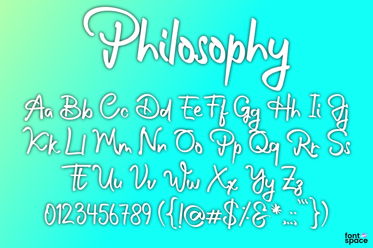 Philosophy Font | Kwancasakya | FontSpace