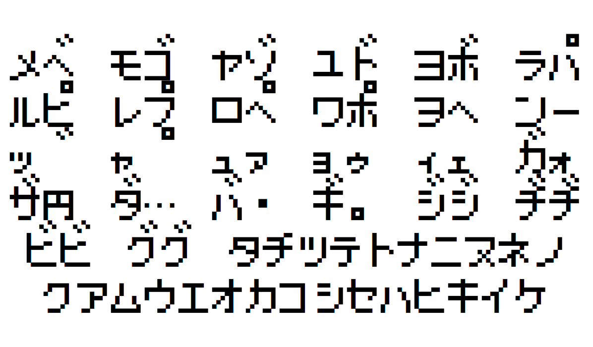 Pokemon Game Font
