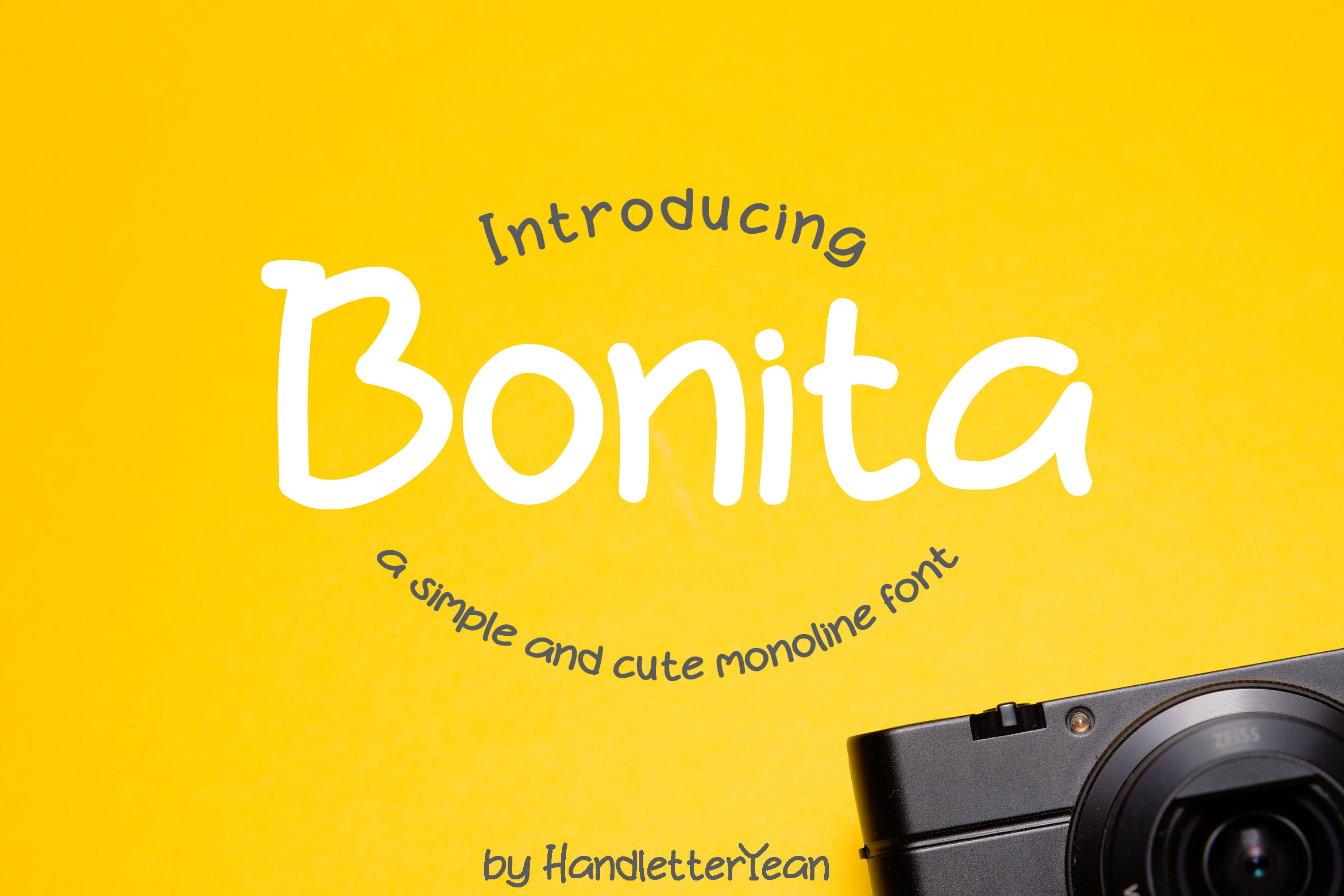 Bonita Font | HandletterYean | FontSpace