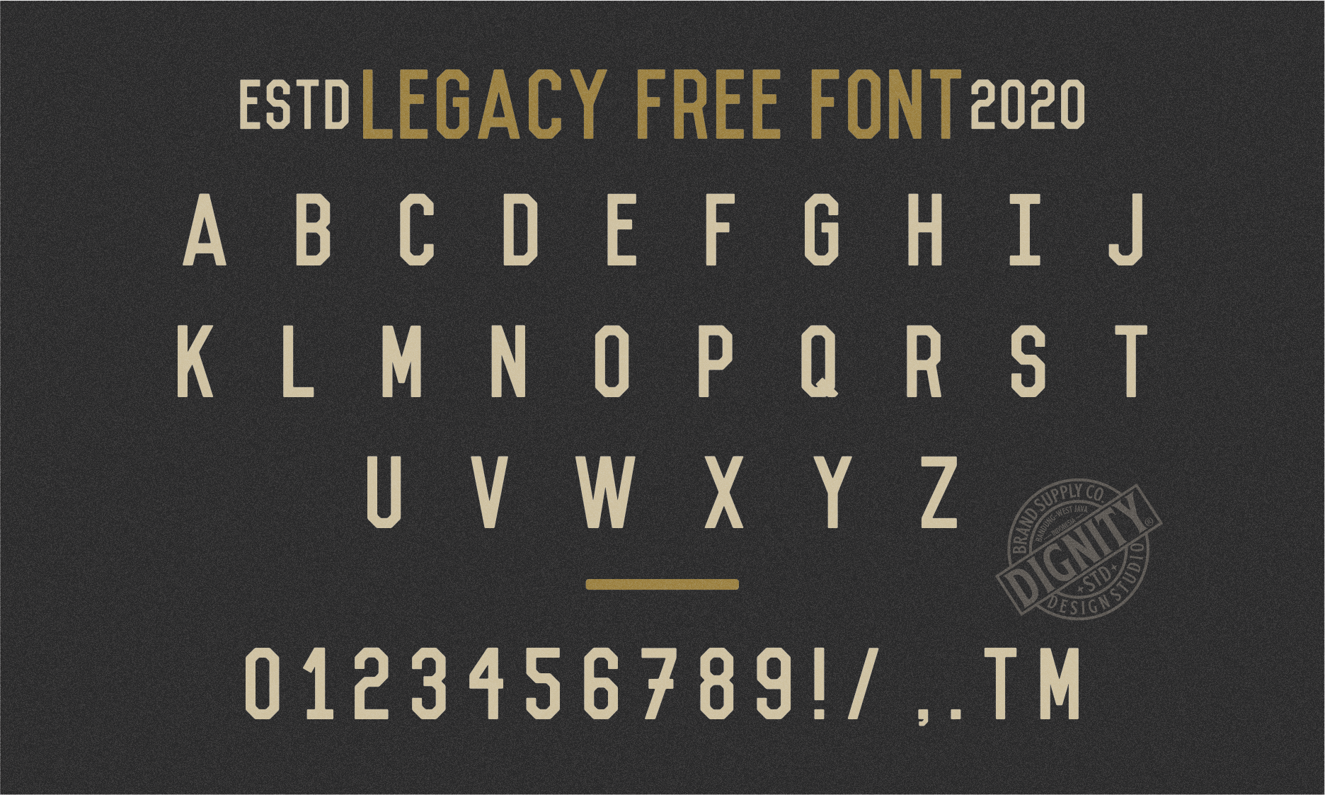 Legacy Font | DIGNITY STD CO. | FontSpace