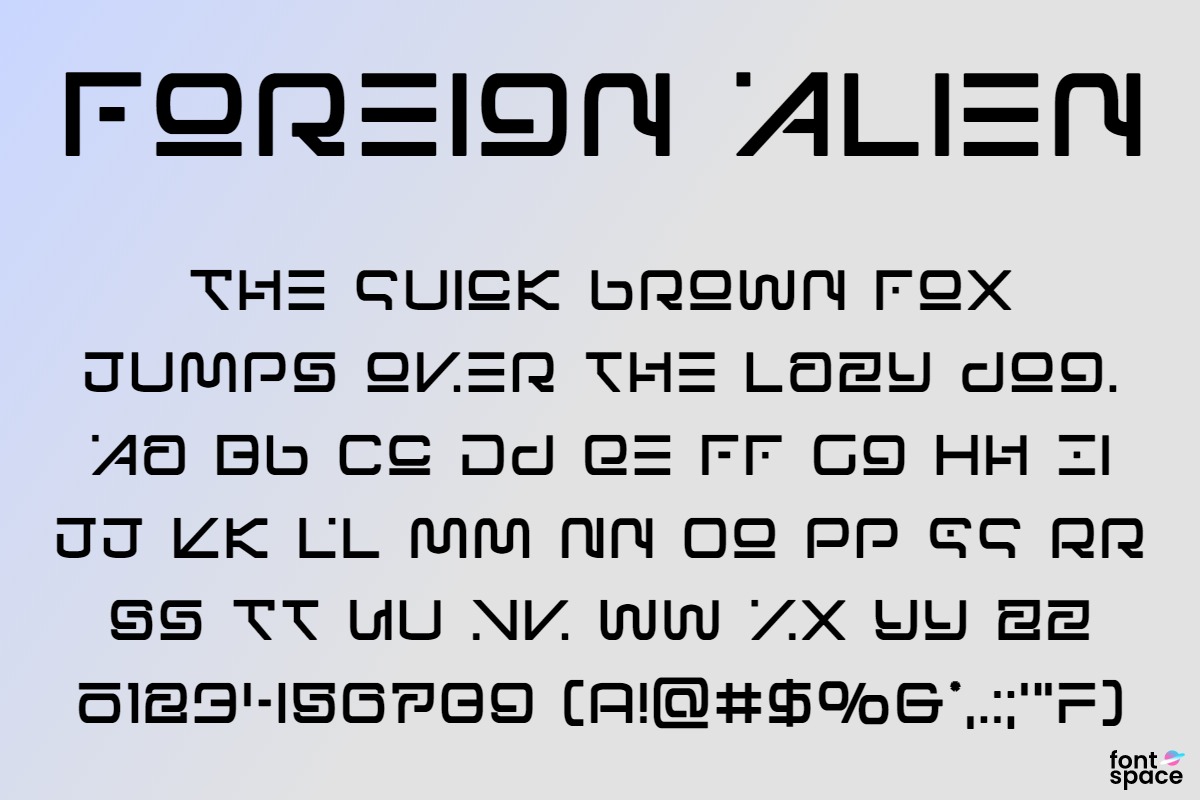 Alien Font Download