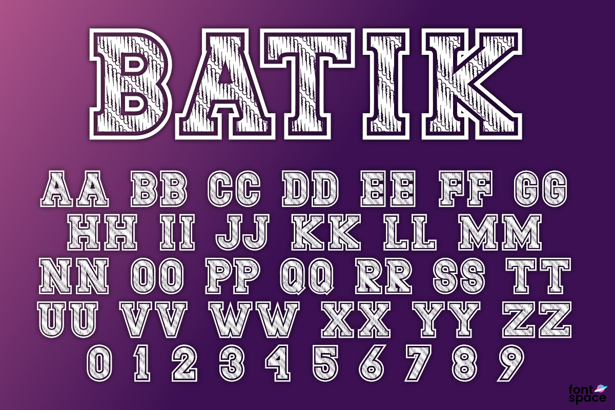 Batik Font | Nariswari Creative | FontSpace