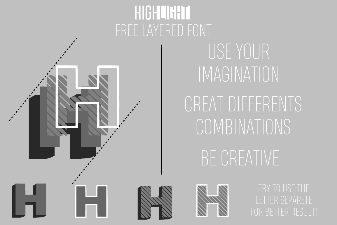 Highlight Font | pobrenerd | FontSpace