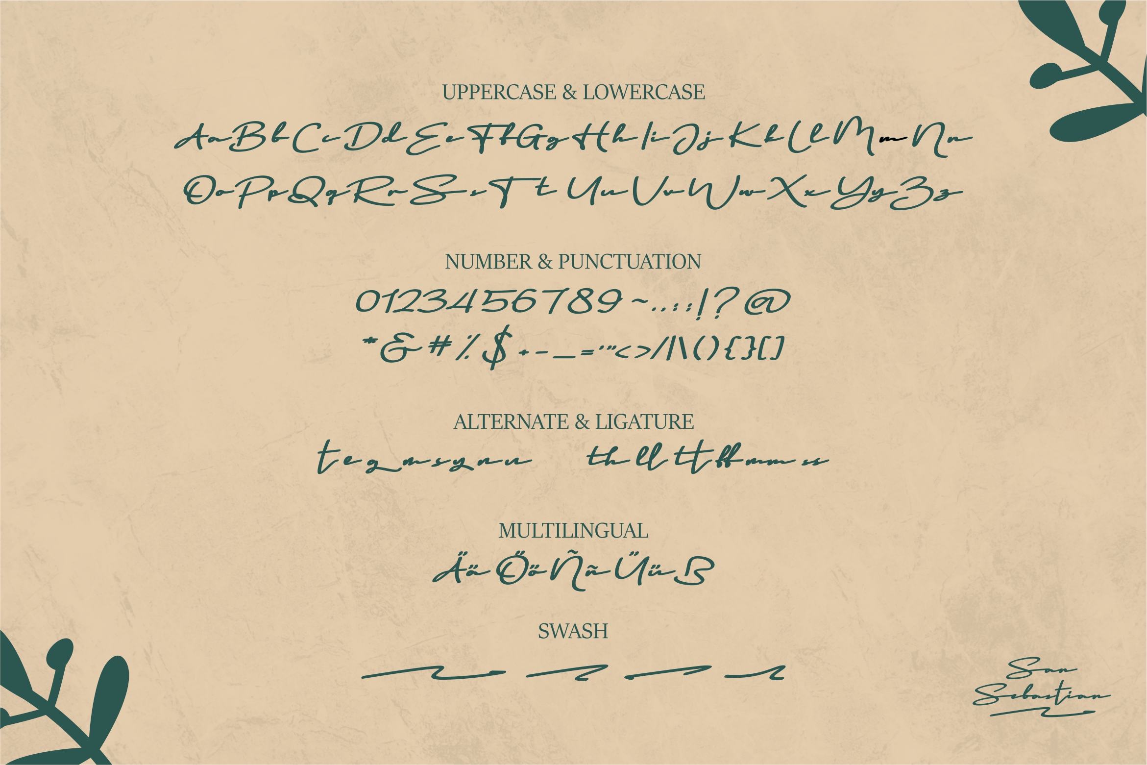 San Sebastian Font | inspirasign | FontSpace
