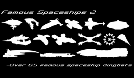Famous Spaceships 2 Font by Iconian Fonts | FontSpace