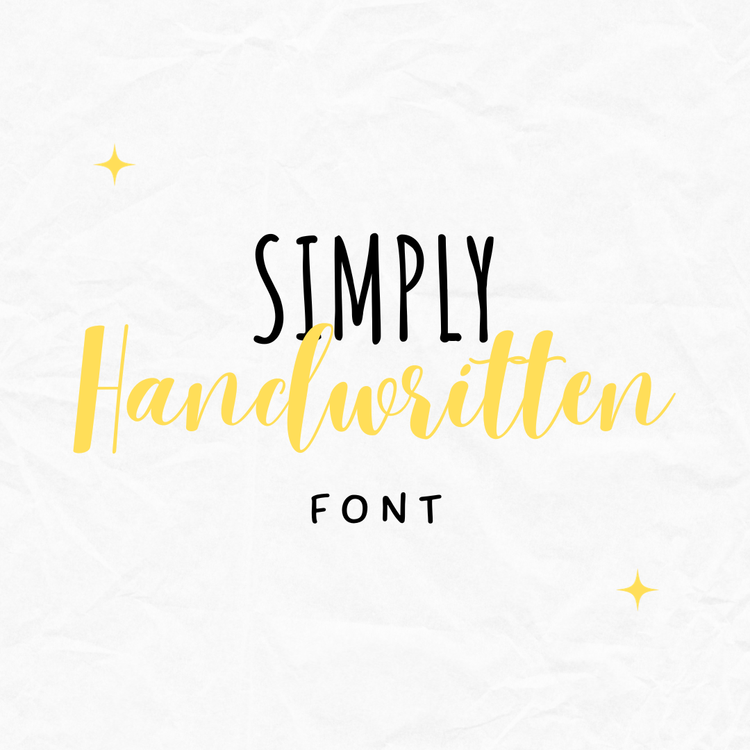Simply Handwritten Font | Collection | FontSpace