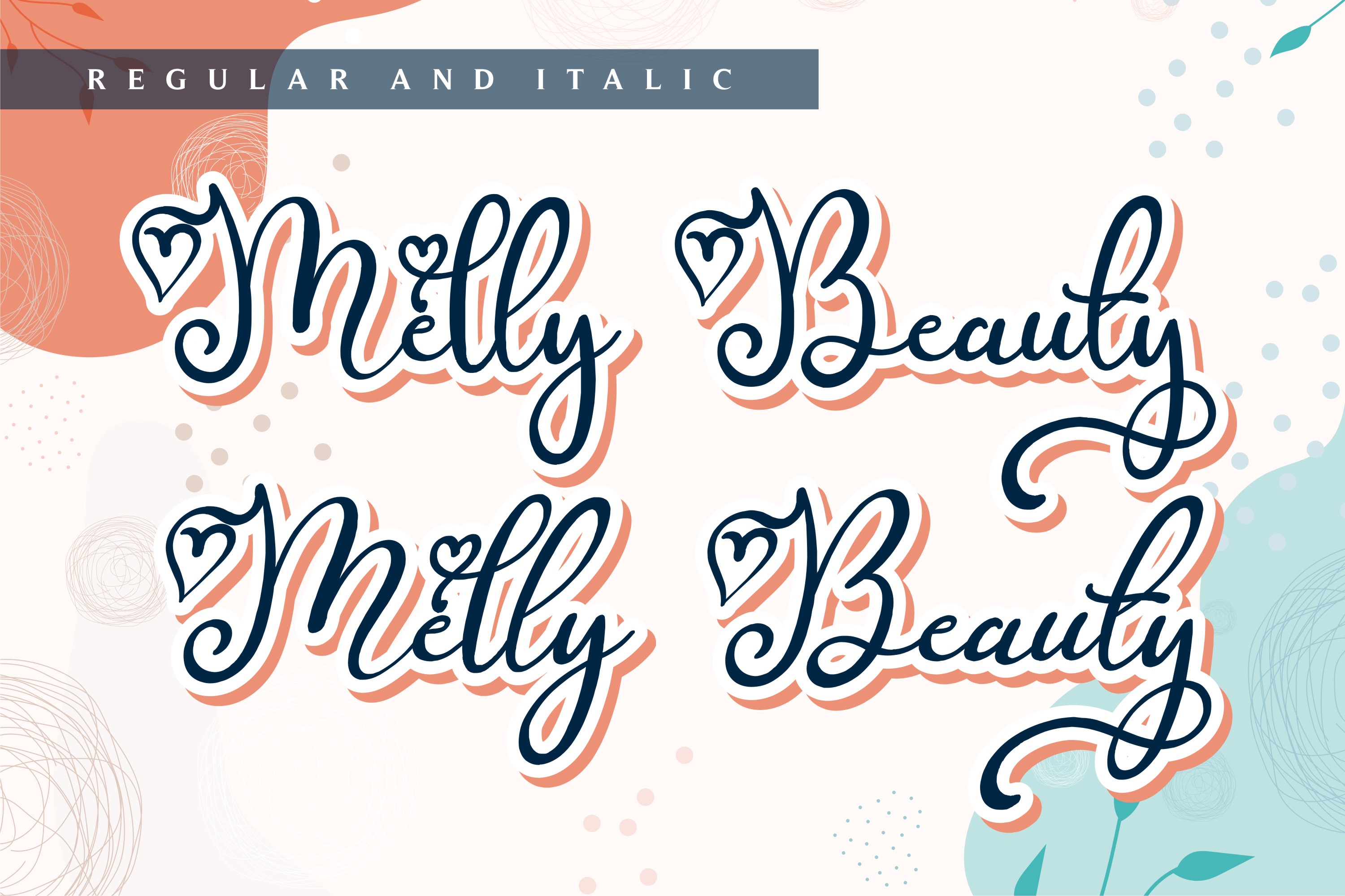 Melly Beauty Font | Letterena Studios | FontSpace