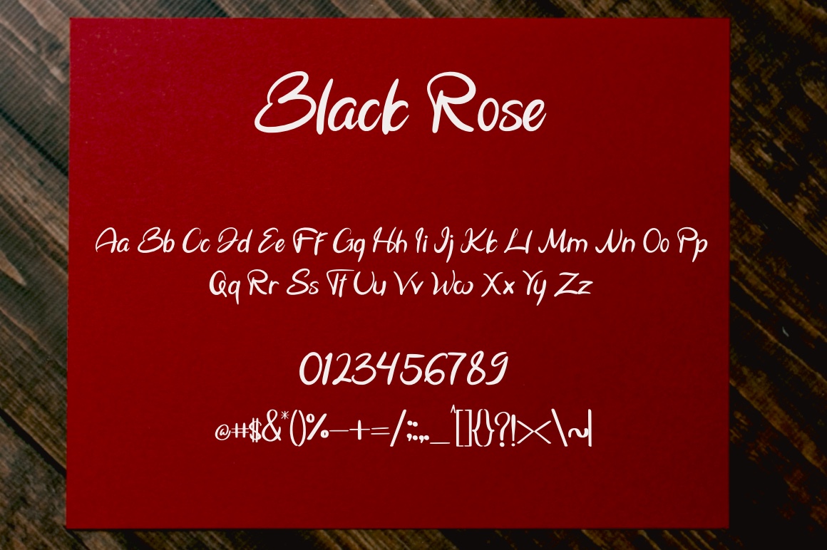 Black Rose Font | BasniBee | FontSpace