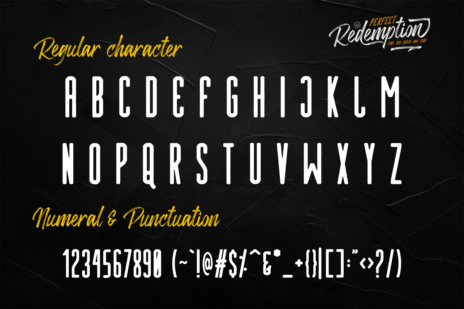 Redemption Font by Din Studio | FontSpace
