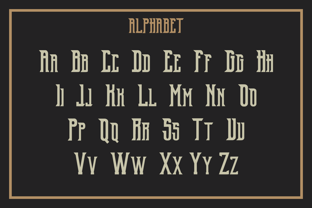 Old Excalibur Font | Edric Studio | FontSpace
