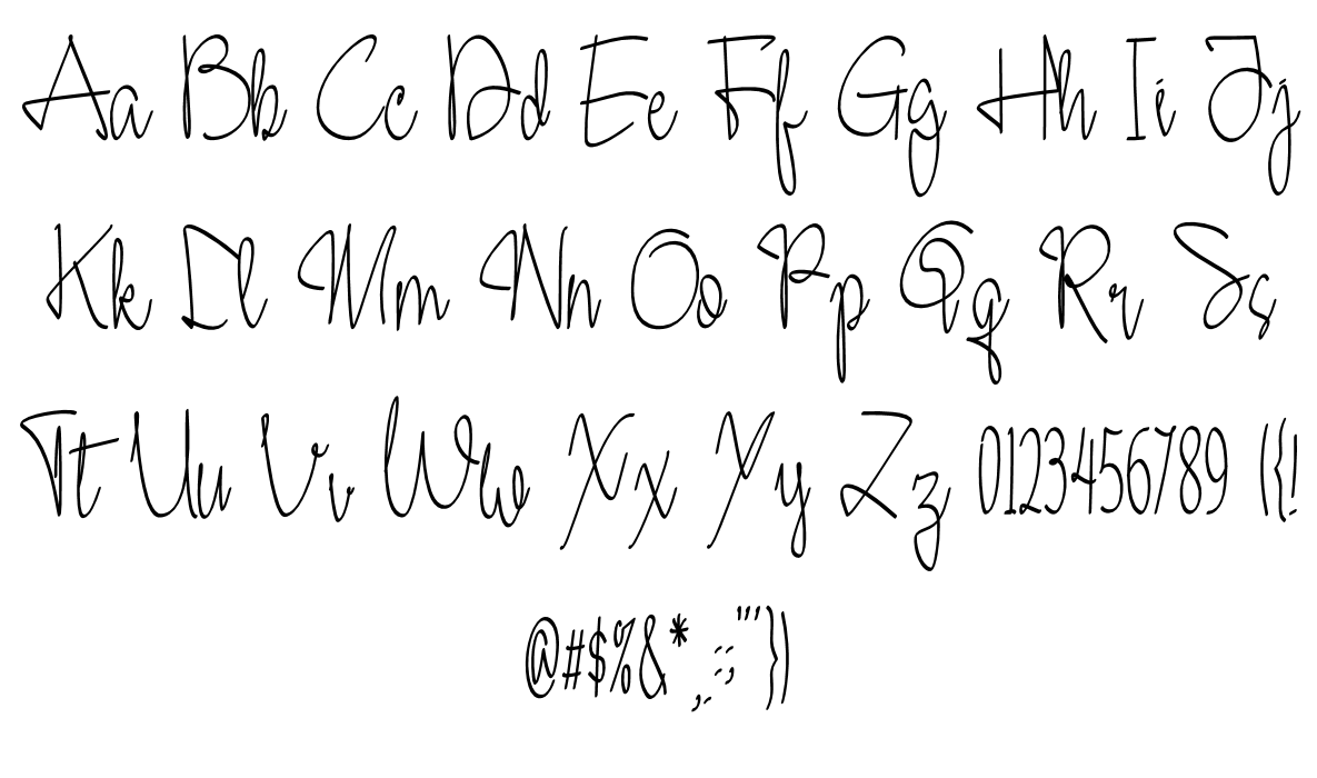 Attitude Font | Designed by 38 lineart