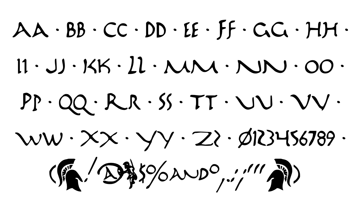 Marathon Font | Iconian Fonts | FontSpace