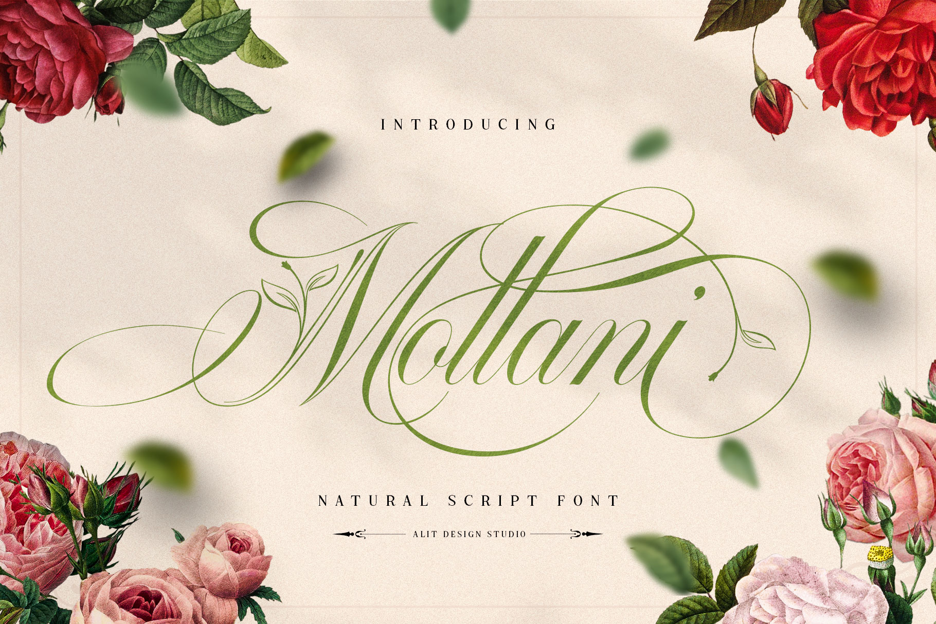 Floral Script Font