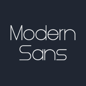 Modern Sans | Collection | FontSpace